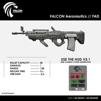Second Life Marketplace - FALCON Aeronautics // FAD (AR)