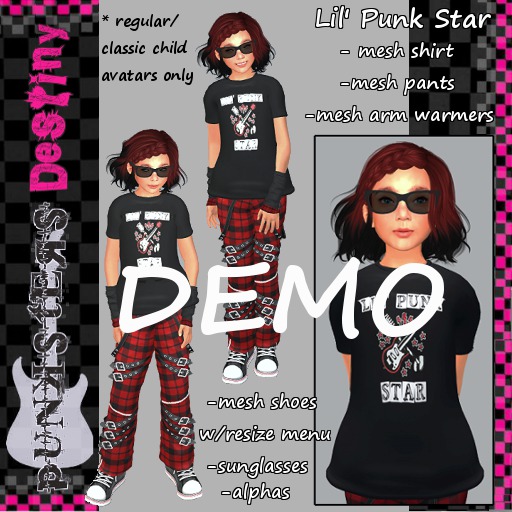 Second Life Marketplace - Lil Punk Star DEMO