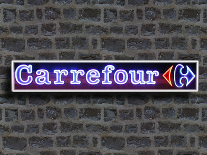 Second Life Marketplace - Carrefour Neon Sign - Shop/Euorpe/French/France