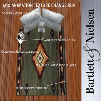 Second Life Marketplace - Christmas Rug - 220 Couple Poses 12 textures