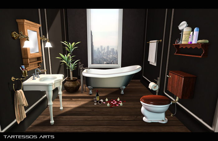 Second Life Marketplace - ::TA Eternity Bathroom Set