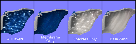 Second Life Marketplace - [CC] - Winter Blue Wyvern Mod