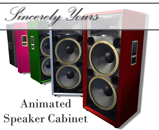 Second Life Marketplace - [SY] Animated Speaker Cabinet (Black)