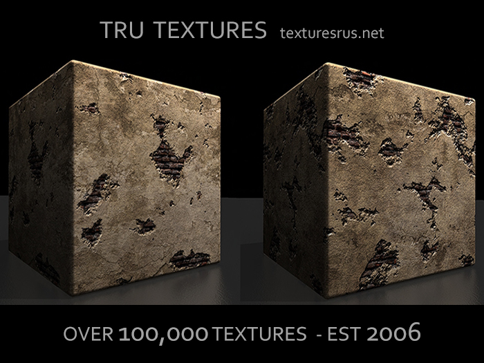Second Life Marketplace - 30 Seamless Exposed Brick And Plaster Wall ...