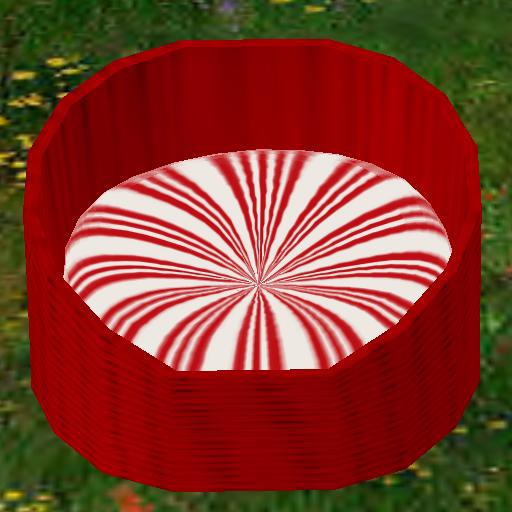 Second Life Marketplace - Sassy's Candy Cane KittyCat Bed