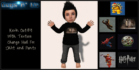 Second Life Marketplace - Boys R Us TD Kevin Texture change