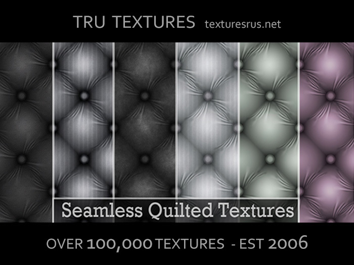 Second Life Marketplace - 12763: 11 x Seamless Quilted Tufted Button ...