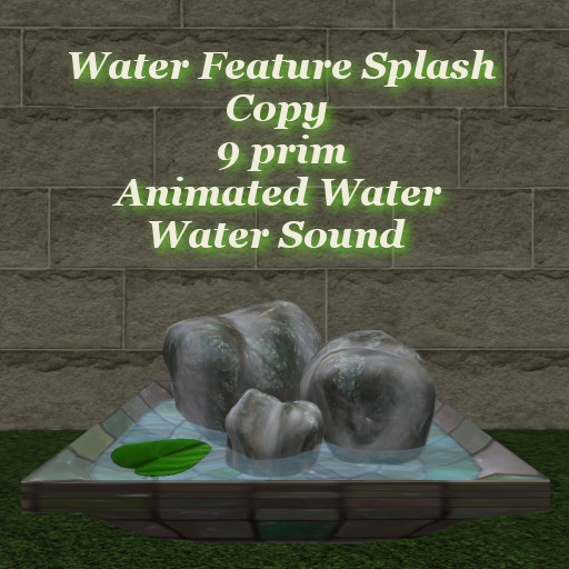 Second Life Marketplace - Water Feature - Splash