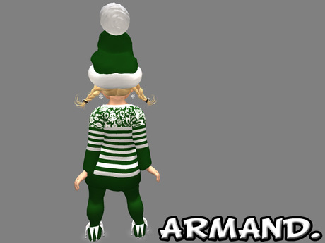 Second Life Marketplace - --ARMAND-- FANCY SANTAS HELPER - GREEN
