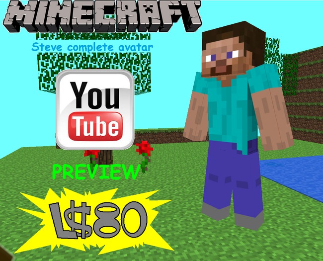 Second Life Marketplace - Mineman complete avatar