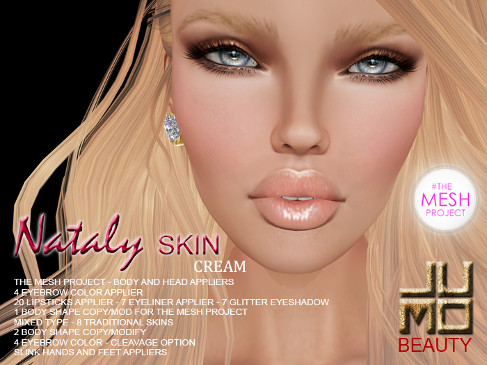 Second Life Marketplace - .:JUMO:. Nataly Skin Cream - The Mesh Project