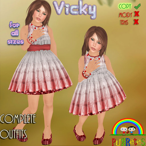Second Life Marketplace - *-*Purretes*-* - Vicky -Outfit