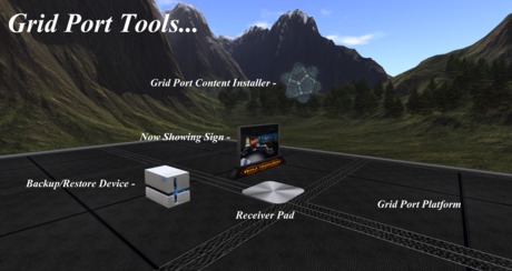 Second Life Marketplace - Grid Port Group Teleport HUD and Remote Scene ...