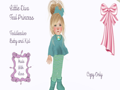 Second Life Marketplace - Teal Princess~By Little Diva~