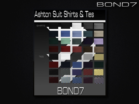 Second Life Marketplace - *BOND7* Ashton Suit (White: HUD)
