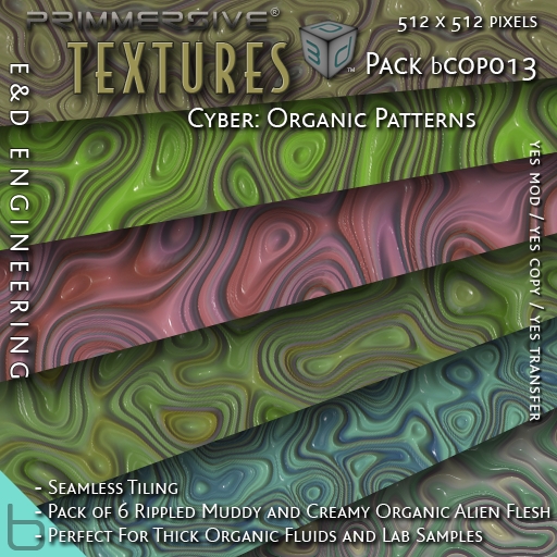 Second Life Marketplace - [bCOP013] 6 512px Rippled Muddy and Creamy ...