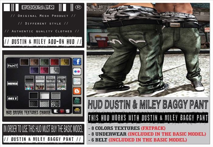 Second Life Marketplace - ║ LOOSER ║ ║® [ BOX ] HUD DRIVEN // Dustin ...