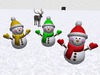 Second Life Marketplace - Snowman_red green yellow - Full Perm