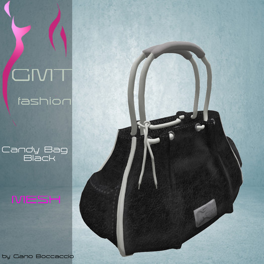 Second Life Marketplace - **** GMT Bonbon Bag Black **** Perfectly ...