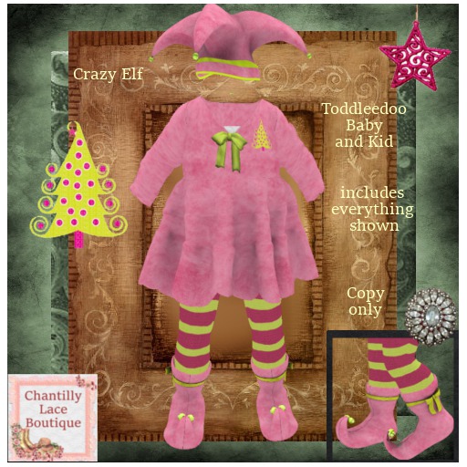Second Life Marketplace - *Chantilly Lace* Crazy Elf