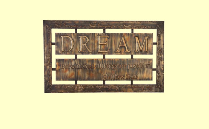 Second Life Marketplace - L&B Metal Dream Wall Plaque