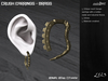 Second Life Marketplace - /studioDire/ Crush Earrings - Brass