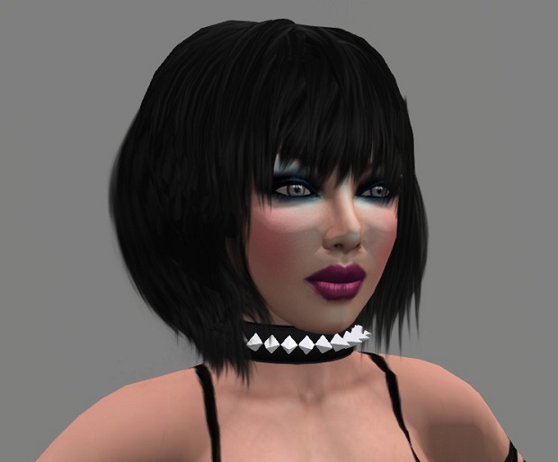 Second Life Marketplace Goth Spiked Collar~ Promo ~ Mesh