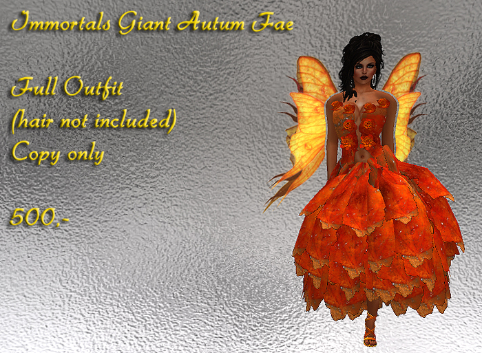 Second Life Marketplace - IMMORTALS GIANT AUTUMN FAE