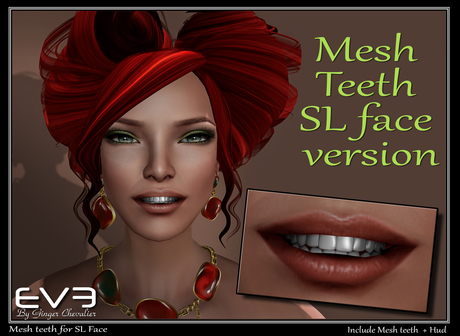 Second Life Marketplace - *!* Mesh Teeth --- for SL face