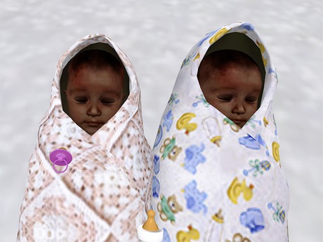 Second Life Marketplace - Baby Newborn - Dark Skin - Full Perm