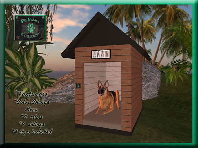 Second Life Marketplace - DnC - Color Change Dog House 1