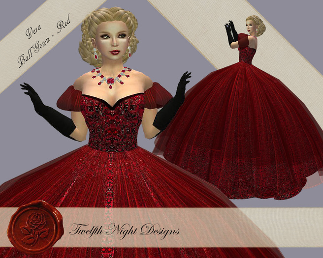 Second Life Marketplace - Vera Ball Gown - Red