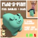 Second Life Marketplace - Little Llama - Ride-A-Pig (Teal)