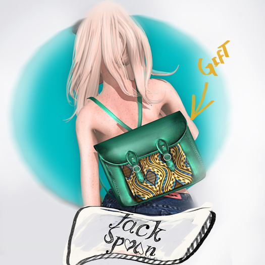 Second Life Marketplace - { JACK SPOON} Raw Bag / Woodstock Love