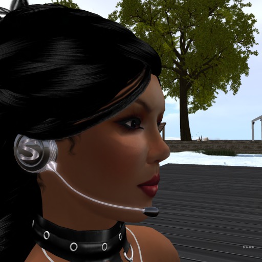 Second Life Marketplace - Head Set with Microphone Letter S