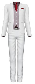 Second Life Marketplace - ALB CHRISTIAN suit white by AnaLee Balut - mesh