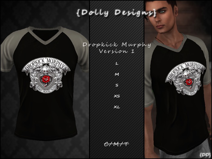 Second Life Marketplace - {DD} Drop Kick T-Shirt Version 1