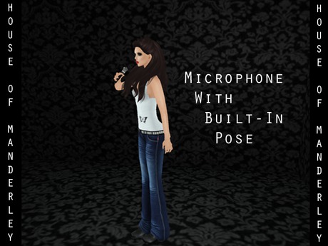 Second Life Marketplace - Microphone Pose Prop
