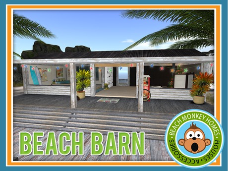 Second Life Marketplace - Beach Barn v1.4 - Unfurnished