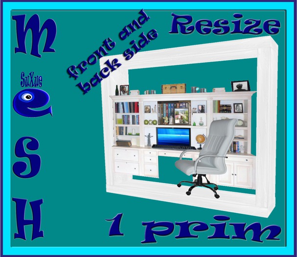 Second Life Marketplace - [su] dumping - MESH 1 PRIM COMPUTER DESK GOLKOY