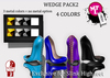 Second Life Marketplace - Miss LT Anat mesh wedge slink high feet pack 2