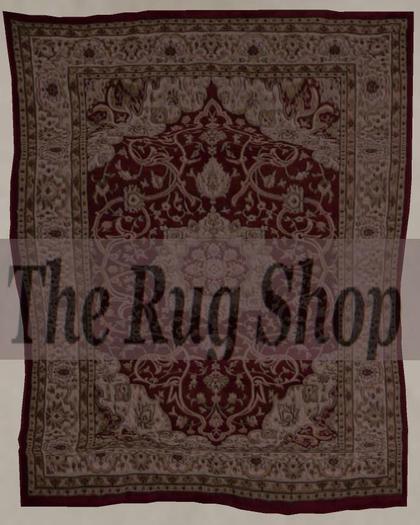 Second Life Marketplace - classic royal rug (sculpt ) resize-able burgandy