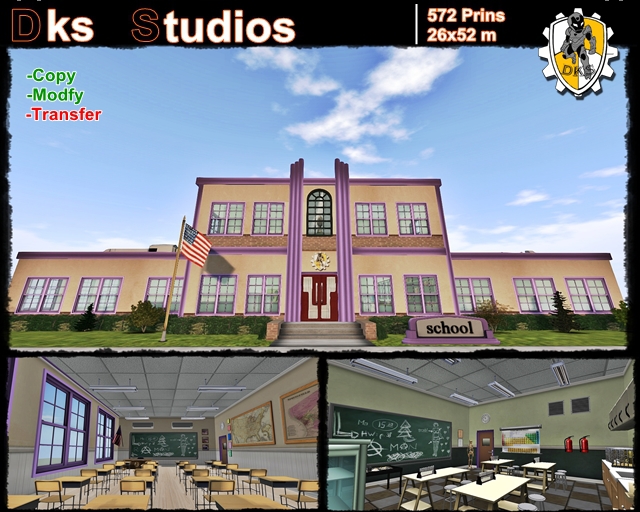 Second Life Marketplace - DKS Studios elementary school V 0.2