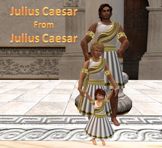 Second Life Marketplace - Shakespeare Tales - Julius Caesar Adult Male