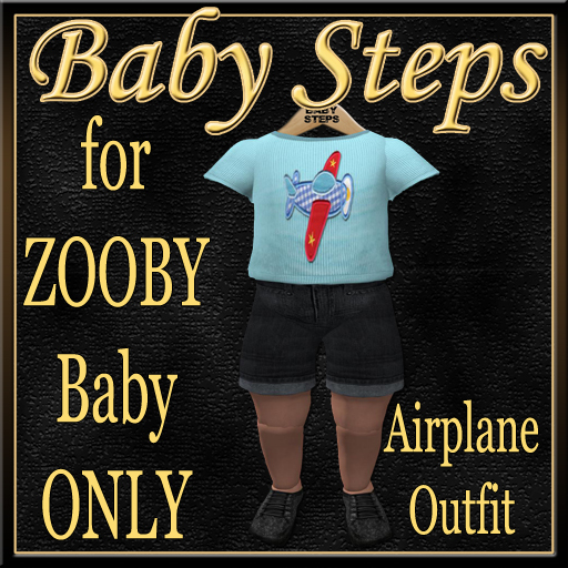 Second Life Marketplace - [for Zooby Babies ONLY] Baby Steps' "Airplane ...