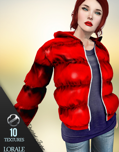 Second Life Marketplace - SHEY - Lorale Padded Jacket ( 10 Textures )