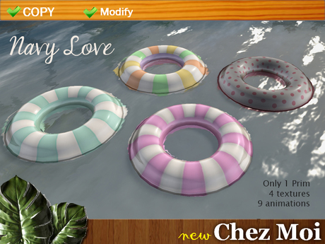 Second Life Marketplace - Float Navy Love ♥ CHEZ MOI