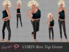 Second Life Marketplace - Demo CORIN Bow Top Green - MargoC