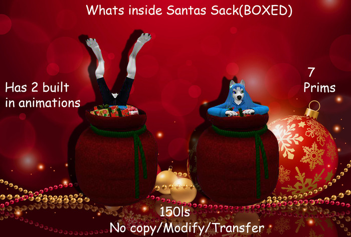 Second Life Marketplace - Whats inside Santas Sack(BOXED)