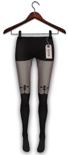 Second Life Marketplace - Livid: Royal Secret Tights_Gothic Cross PROMO ...